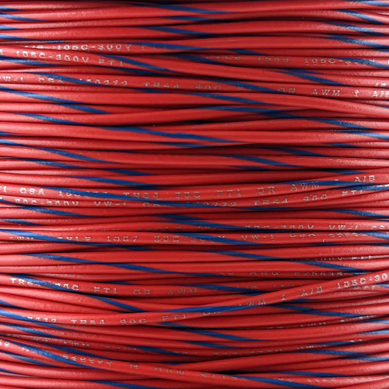 18 AWG Wire (Red Striped) | Wire-Bot Pinball Wire